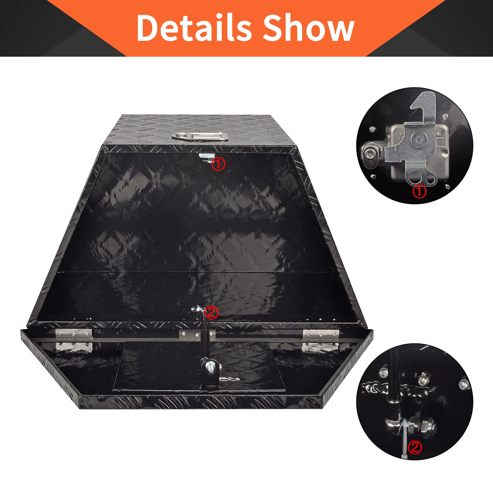 Snapklik.com : TBAPFS 29 Inch Aluminum Trailer Tongue Tool Box 5 Bar ...