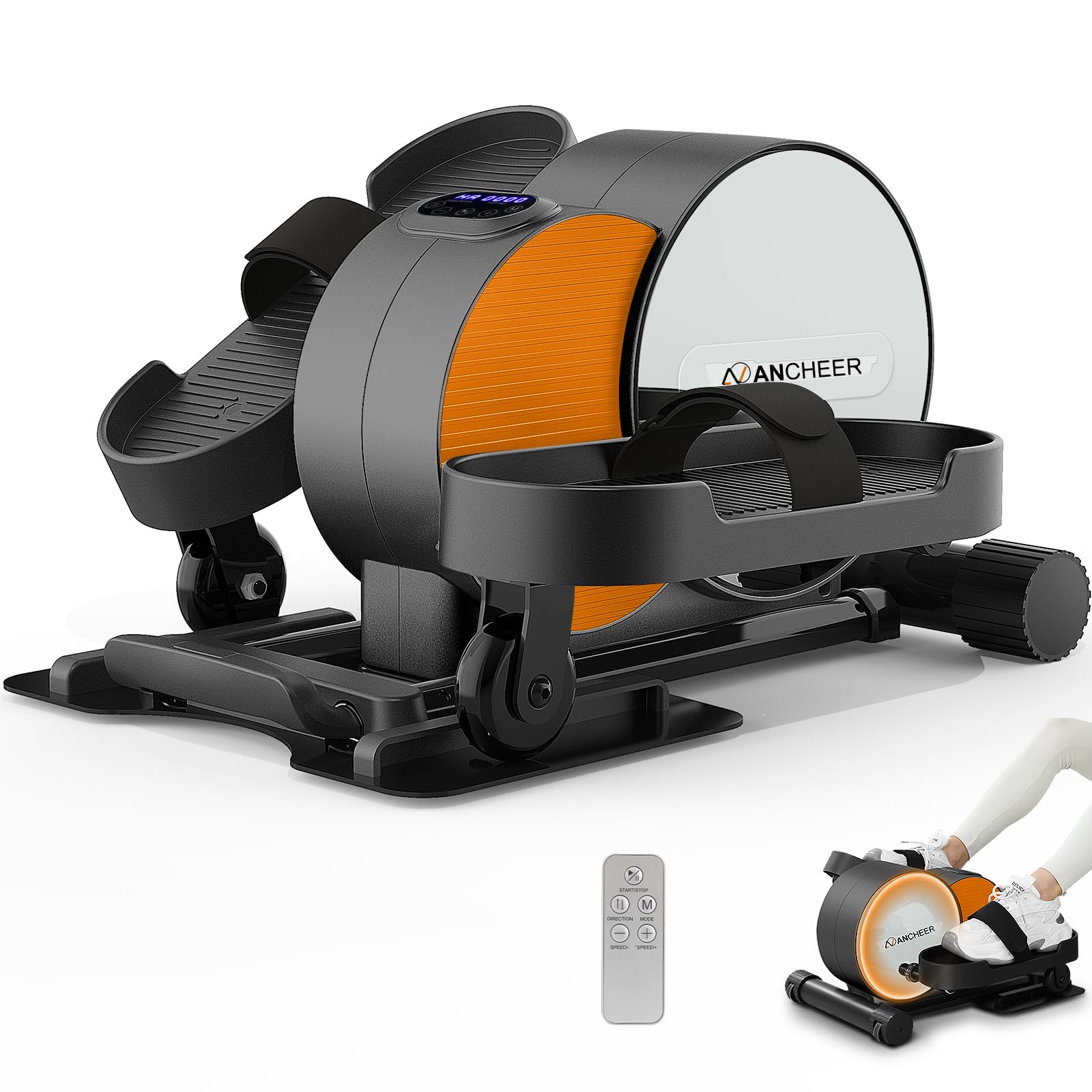 Snapklik.com : ANCHEER Under Desk Elliptical, Leg Exerciser While ...