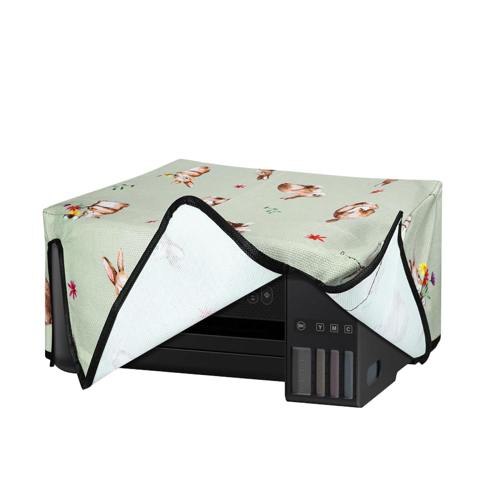 Amazon.com: kwmobile Linen Printer Cover Compatible with Epson EcoTank ...