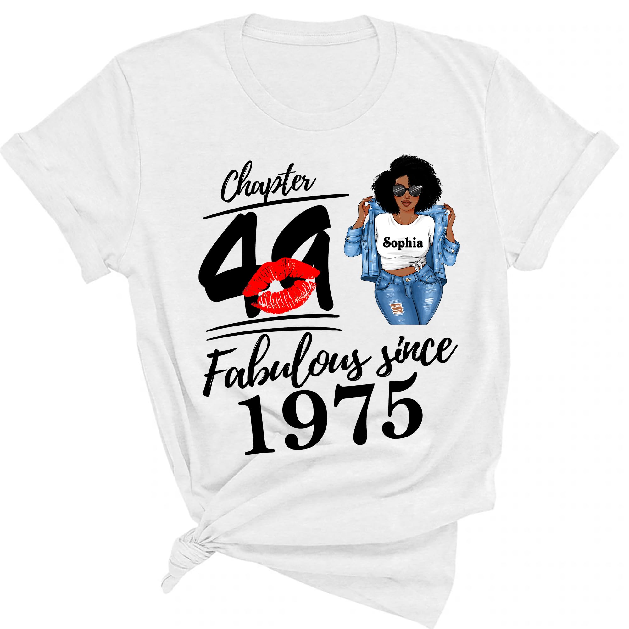 GERBERA STORY - Custom 49th Birthday Shirt 49th Birthday Gifts Ideas 49 ...