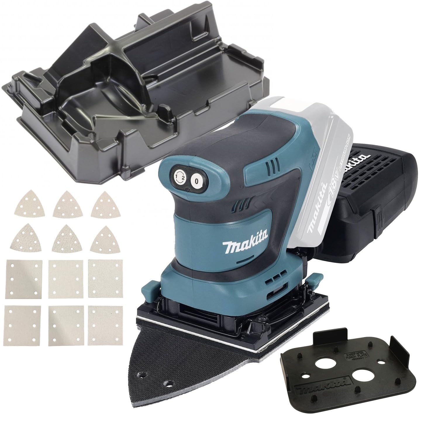 Makita Random Orbital Sander 18V LXT 114x140mm Tweezers DBO482Z ...