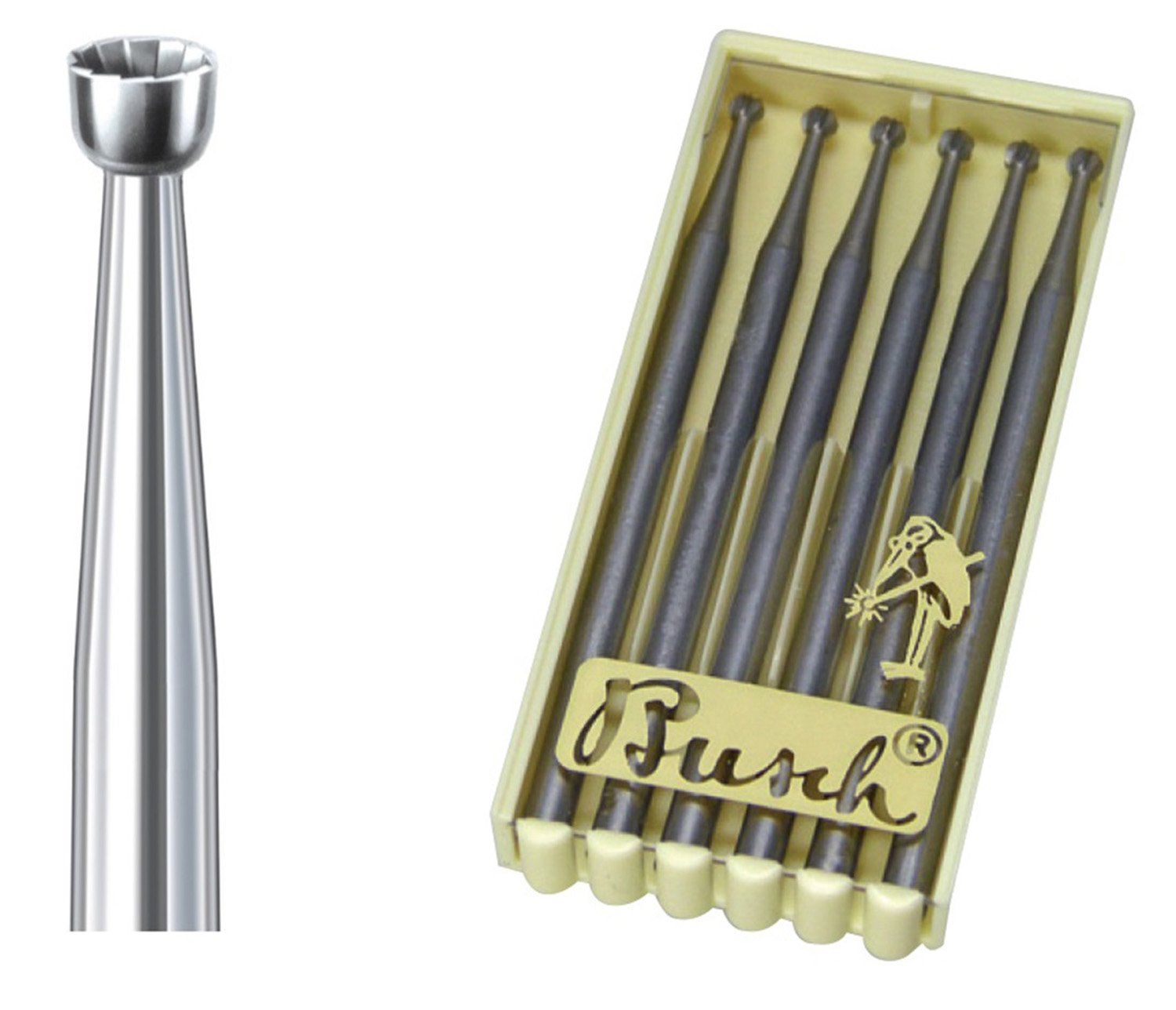 Amazon.com: Busch Cup Burs 1.2mm 6pack : Industrial & Scientific