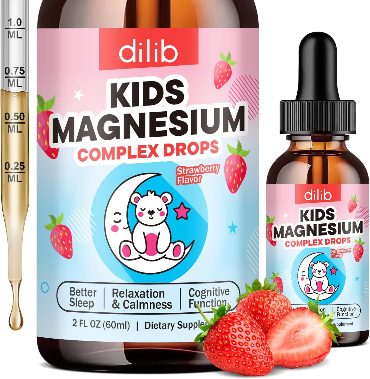 Amazon.com: Kids Magnesium Liquid Drops - Liquid Magnesium Glycinate ...