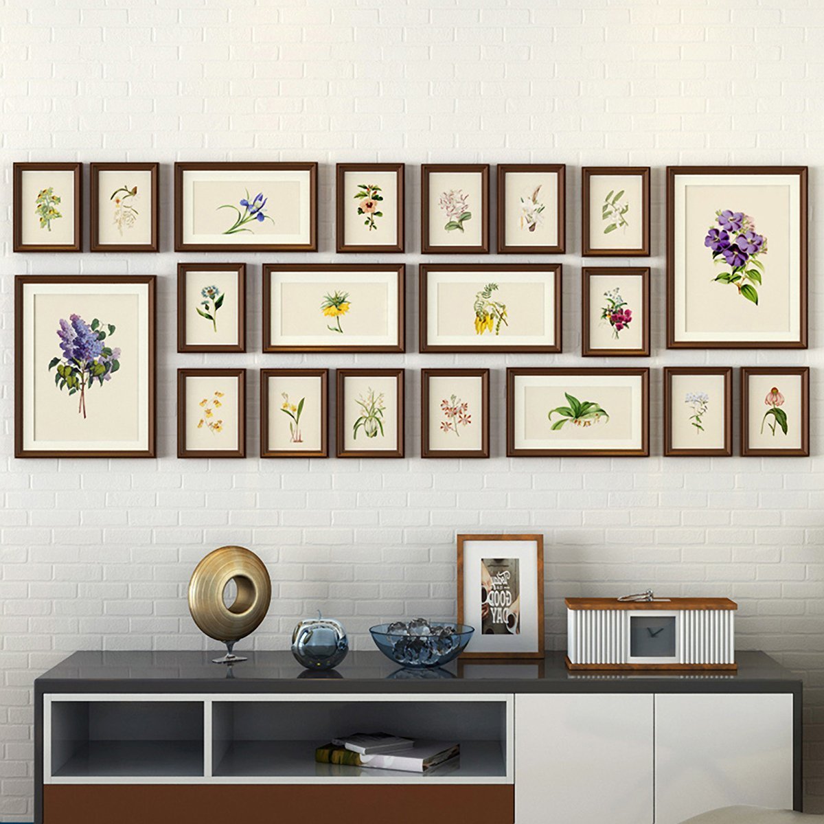 PAPER PLANE DESIGN Gallery Wall Frame Set Memories Love Wall Decoration ...