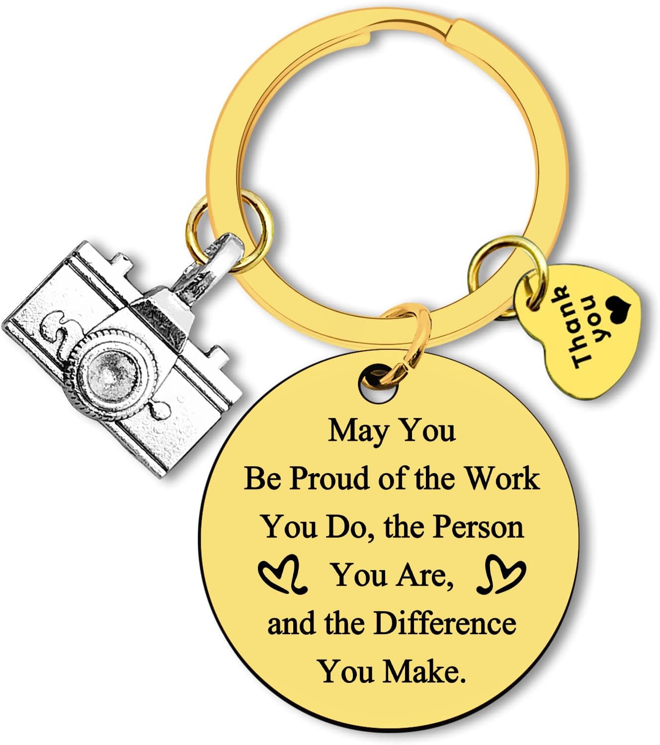 Amazon.com: Photographer Gift Appreciation Jewelry Keychain Thank You ...