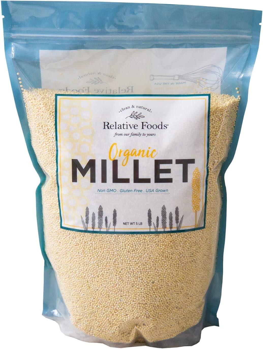 Amazon.com : Anthony's Organic Hulled Millet, 3 lb, Gluten Free, Grown ...