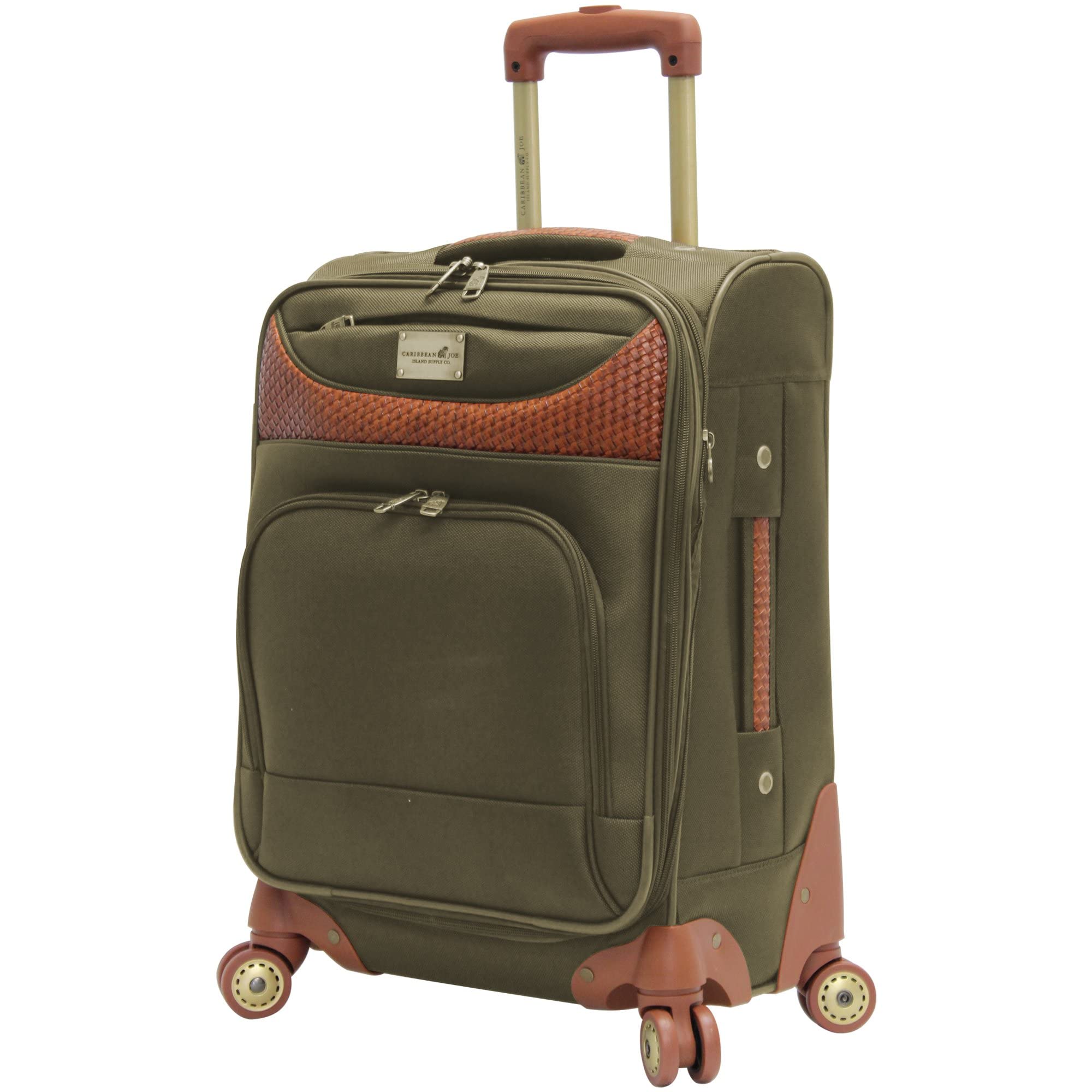 Amazon.com | Pathfinder Carry-On Luggage with Spinner Wheels Softside ...