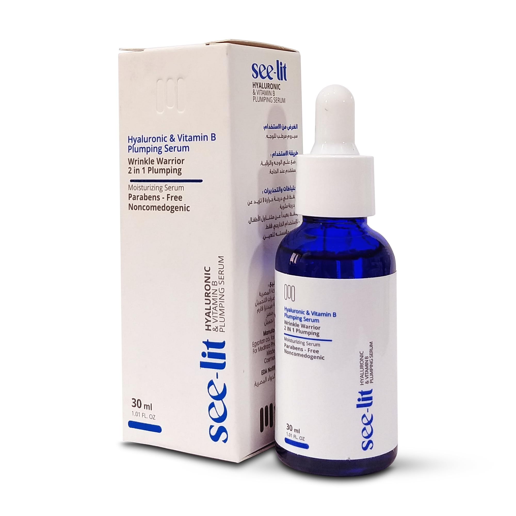 SEE-LIT See Lit Hyaluronic Acid & Vitamin B Plumping Face Serum 30ml ...