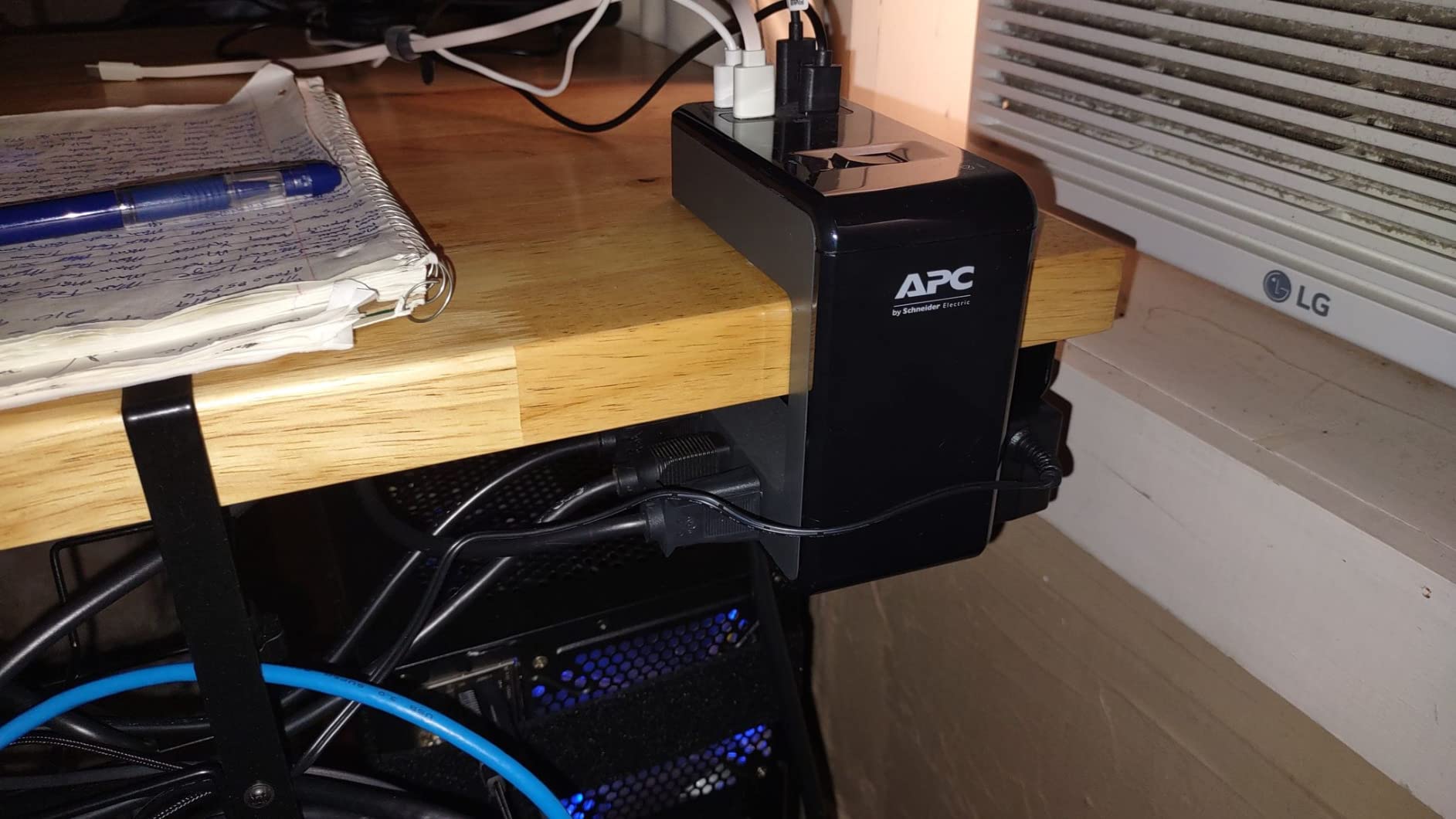 $10/mo - Finance APC Desk Mount Power Station PE6U21, U-Shaped Surge ...