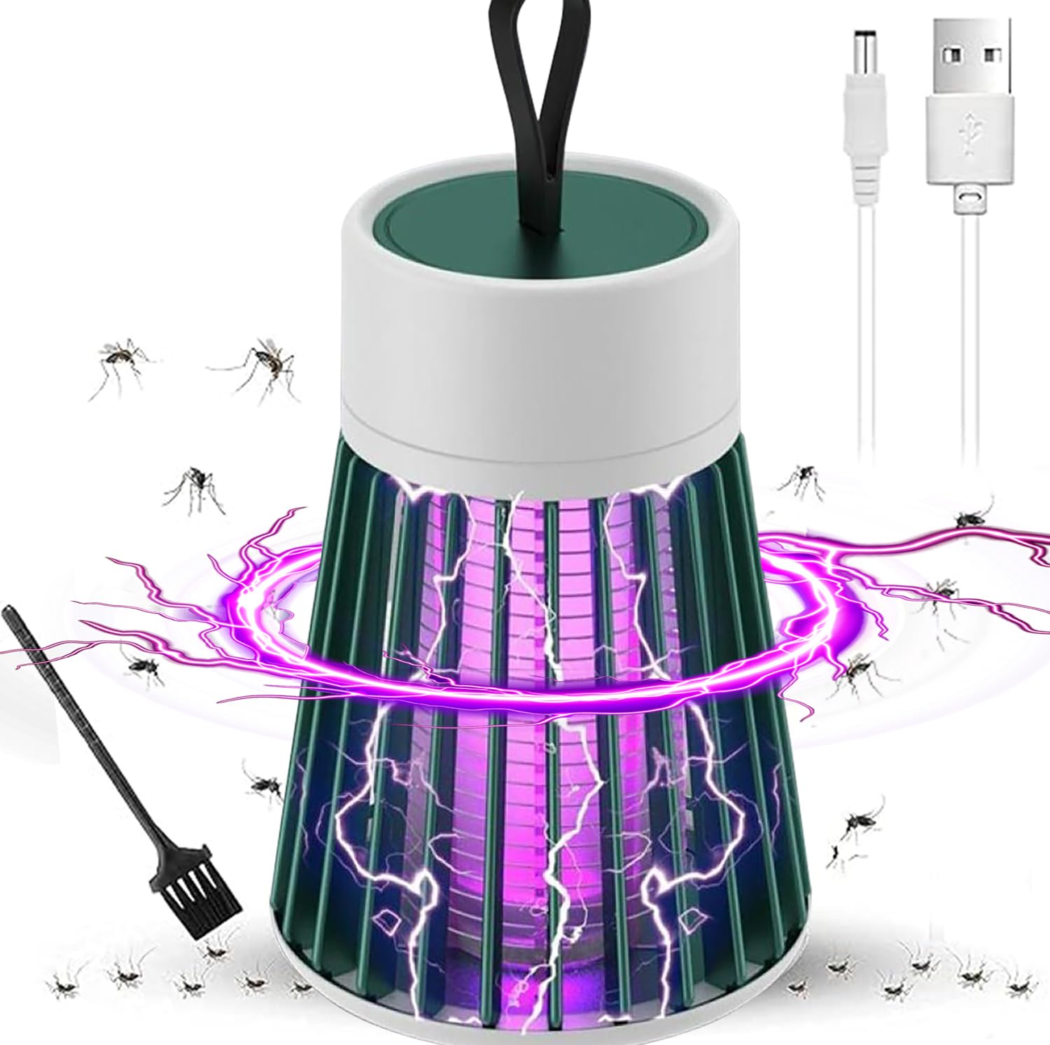 Electric Shock Mosquito Killing Lamp for Home with UV Light Fly Catcher & Insect Repellent Anti ...