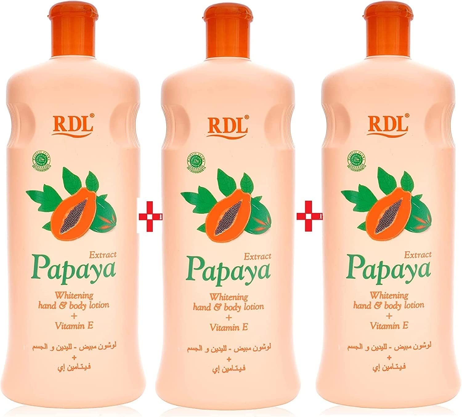 RDL Papaya Hand & Body Whitening Lotion, 600 ml 3 Pack DR Soap : Buy ...