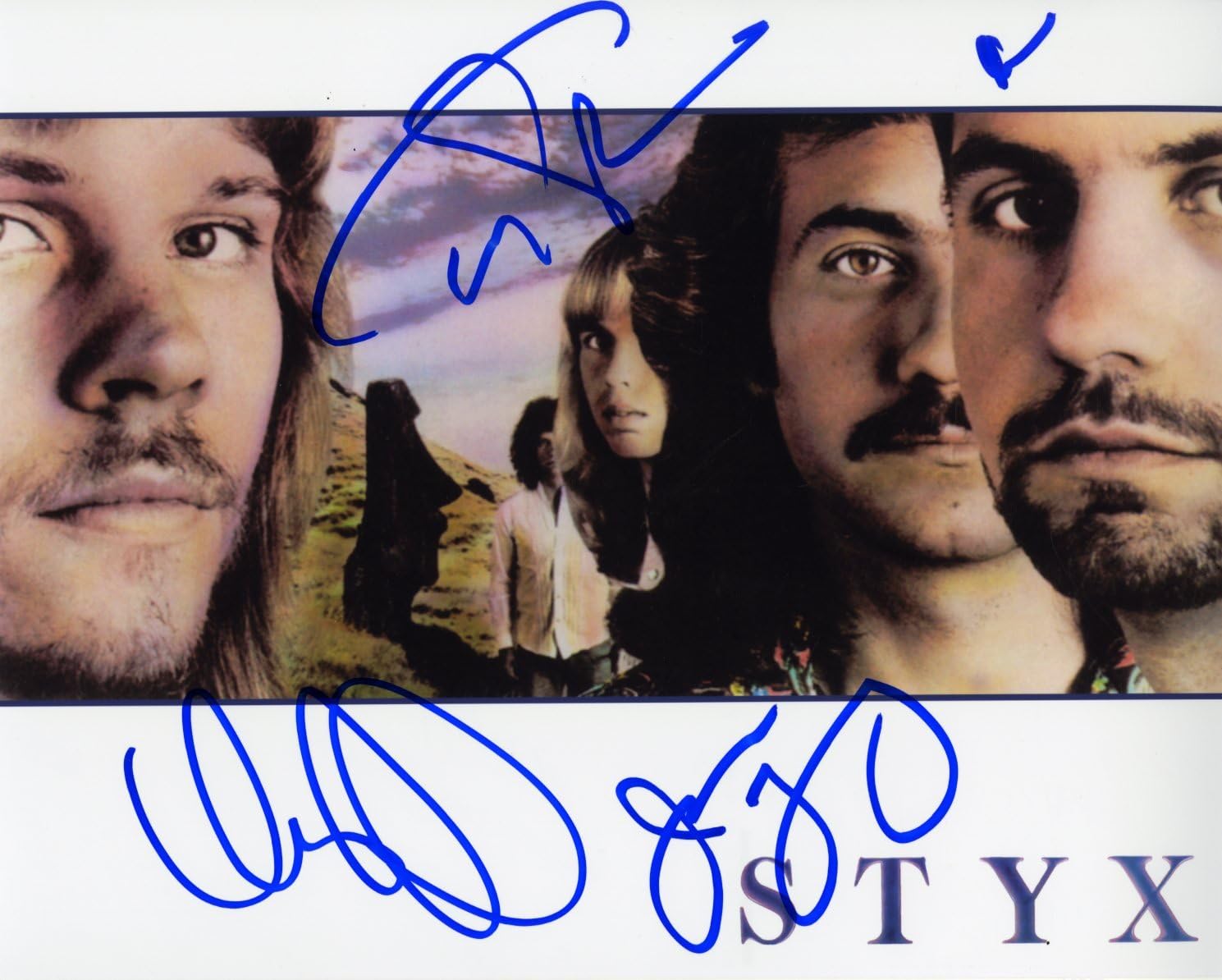 STYX - Rock Legends - Autographed 8x10 by Tommy Shaw, James, Chuck ...