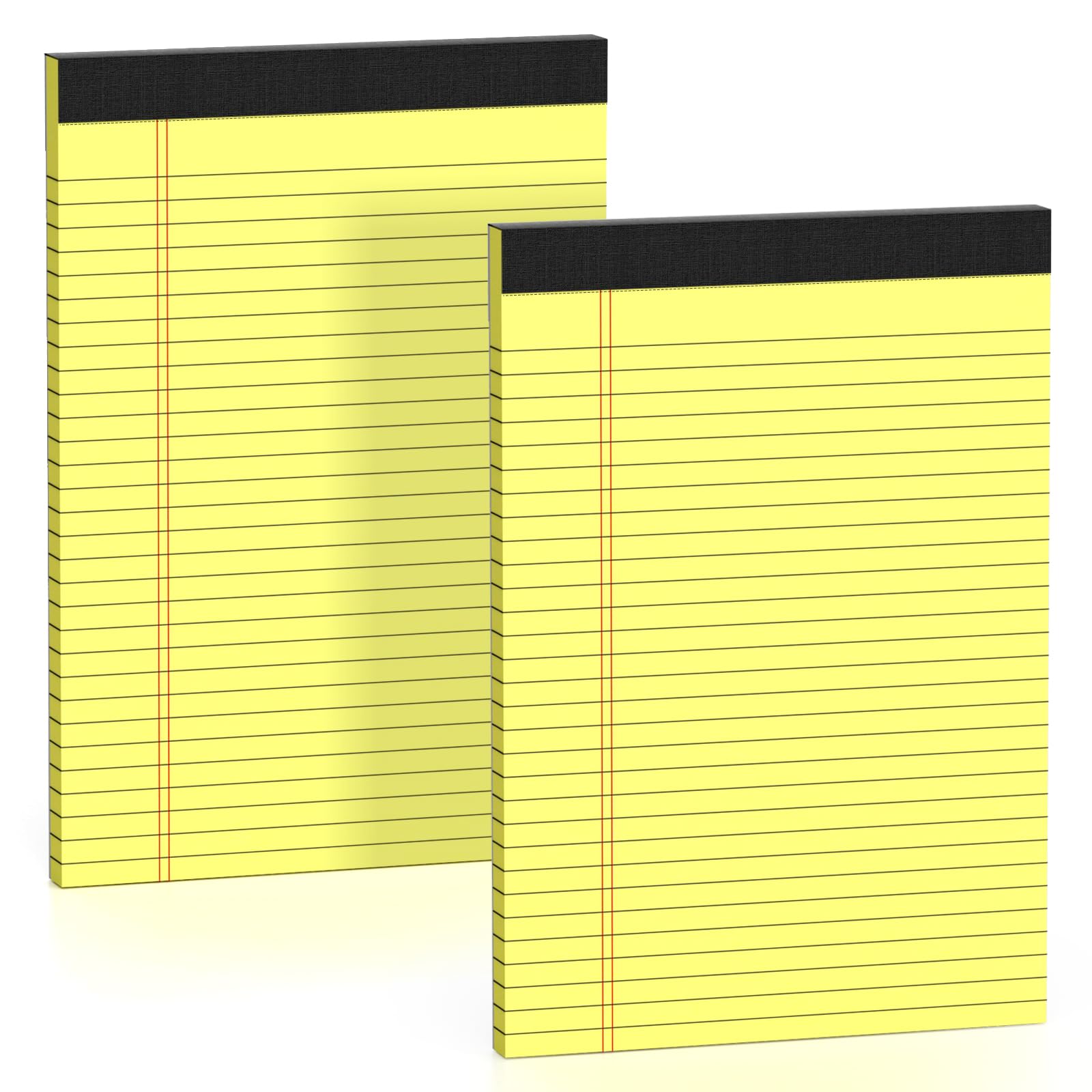 Amazon.com : Legal Pads 8.5 x 11 Note Pads Wide Ruled 2 Pack, Notepad 8 ...
