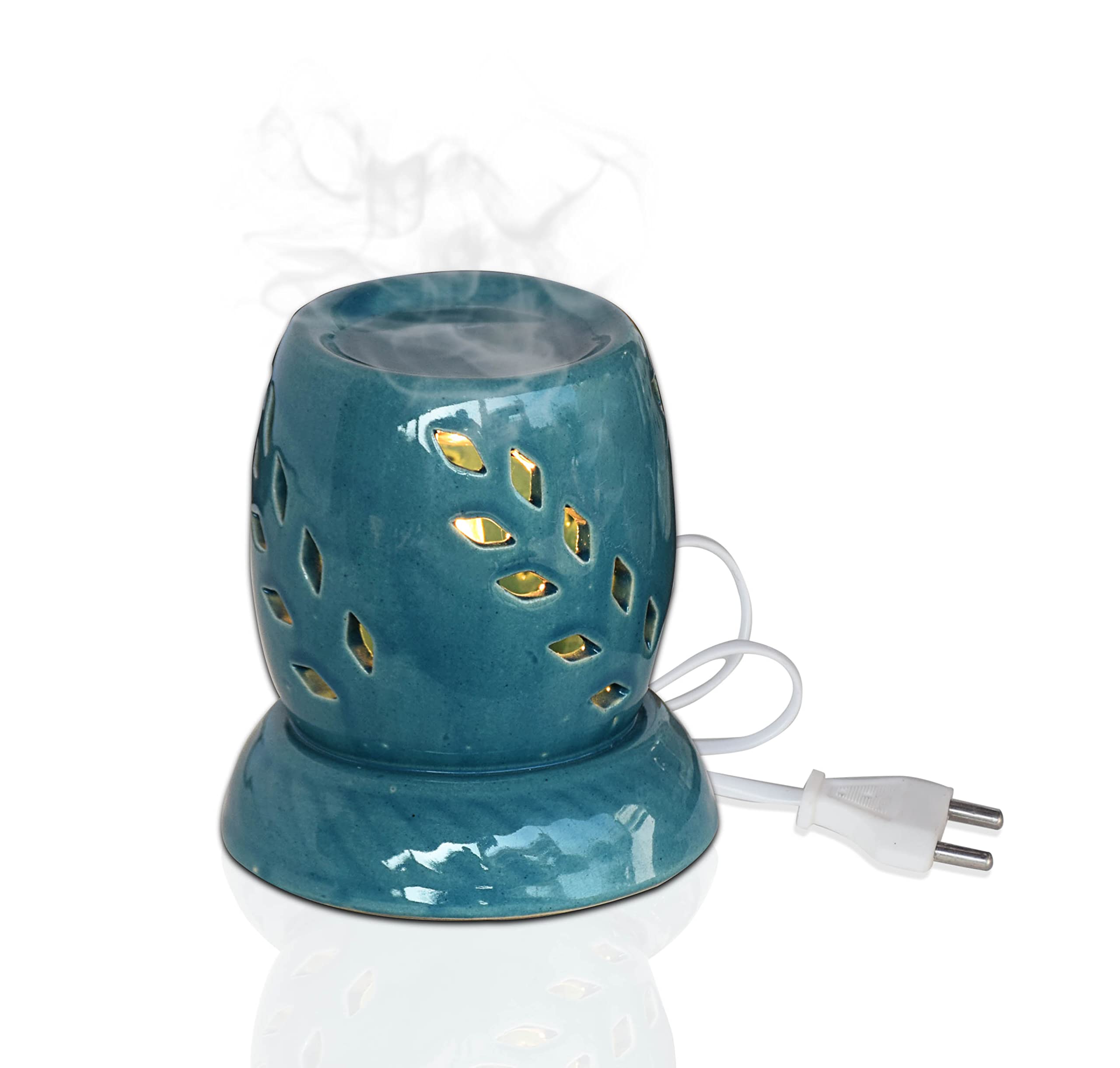 Pure Source India Ceramic Electric Aroma Diffuser Oil Burner/Oil Warmer ...
