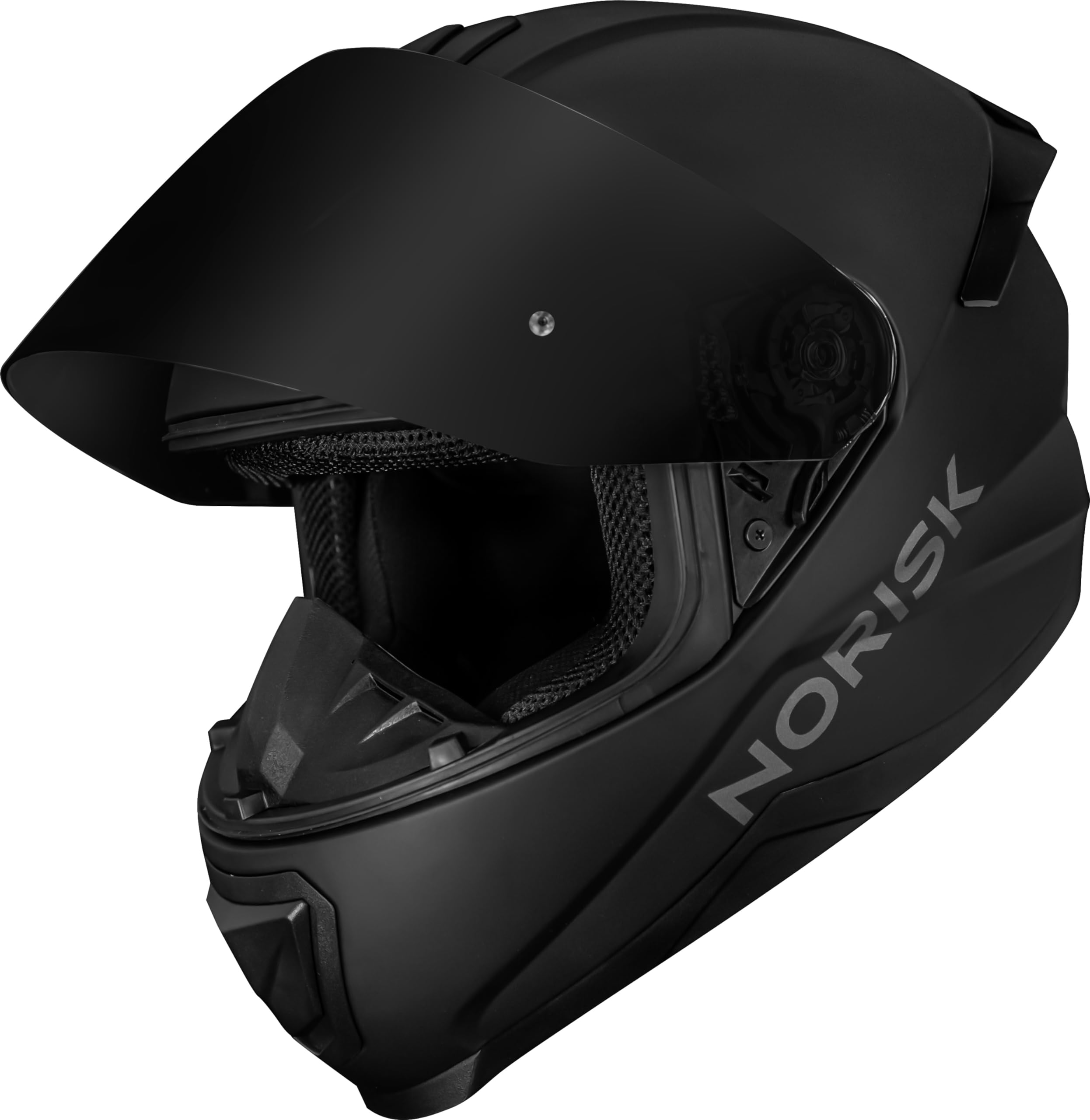 Capacete Norisk Razor Solid Matte Black Edition c/ Viseira Fumê 60/L ...