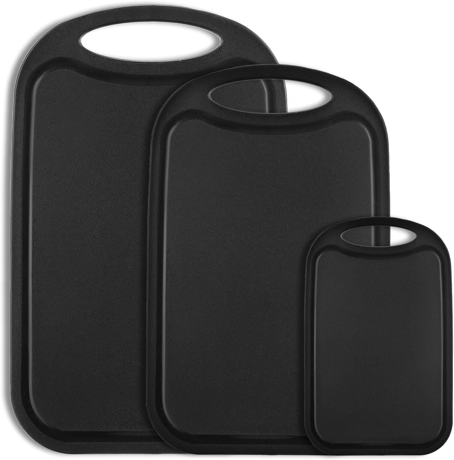 NTEK 3 Pieces Marble Plastic Chopping Board Sets, Dishwasher Safe ...