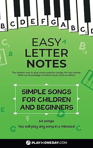 Amazon.com: Easy Letter Notes - Simple Songs for Children and Beginners ...