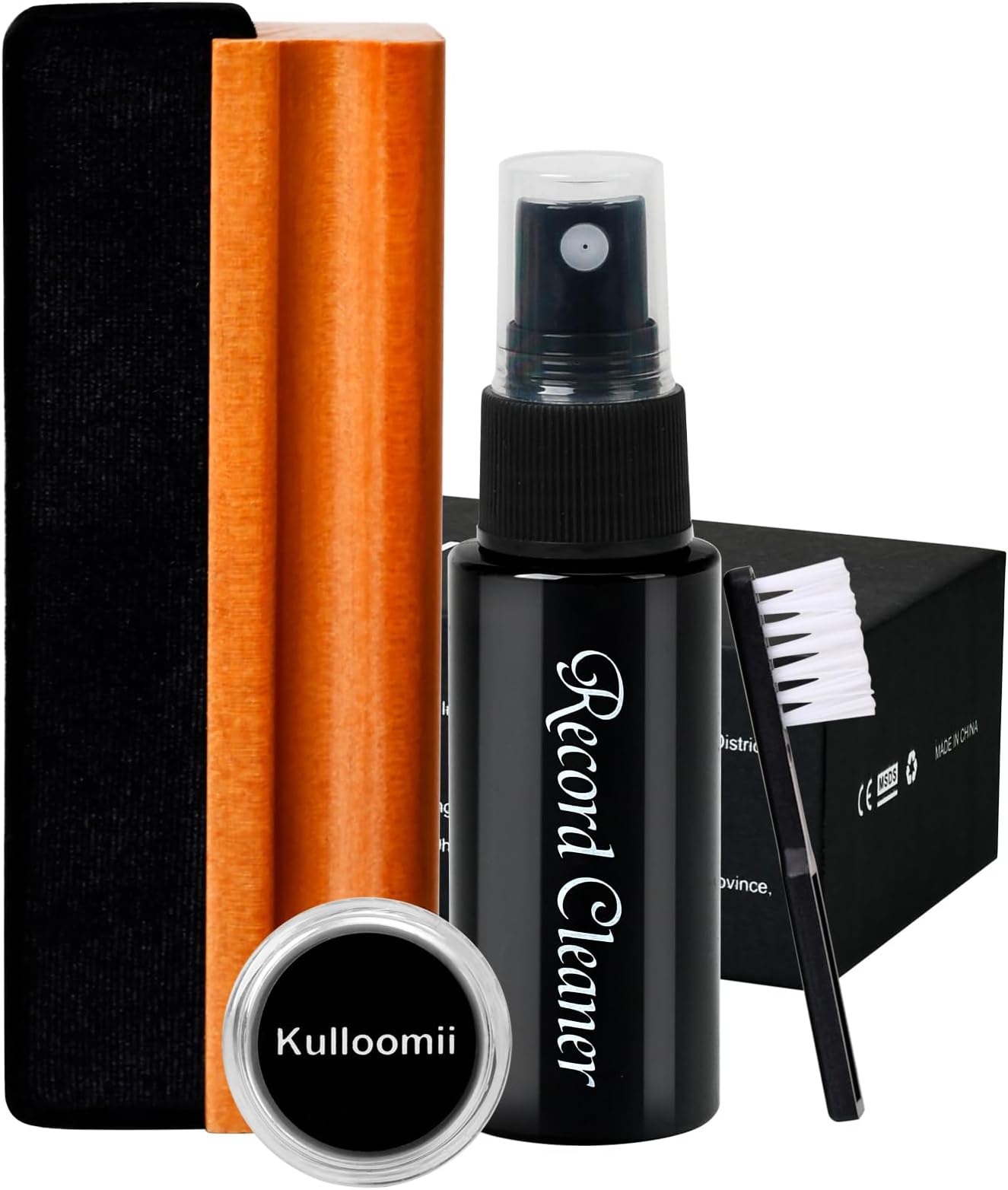 Record Cleaner - 4 in 1 Vinyl Record Cleaner Kit - Includes Ultra-Soft ...