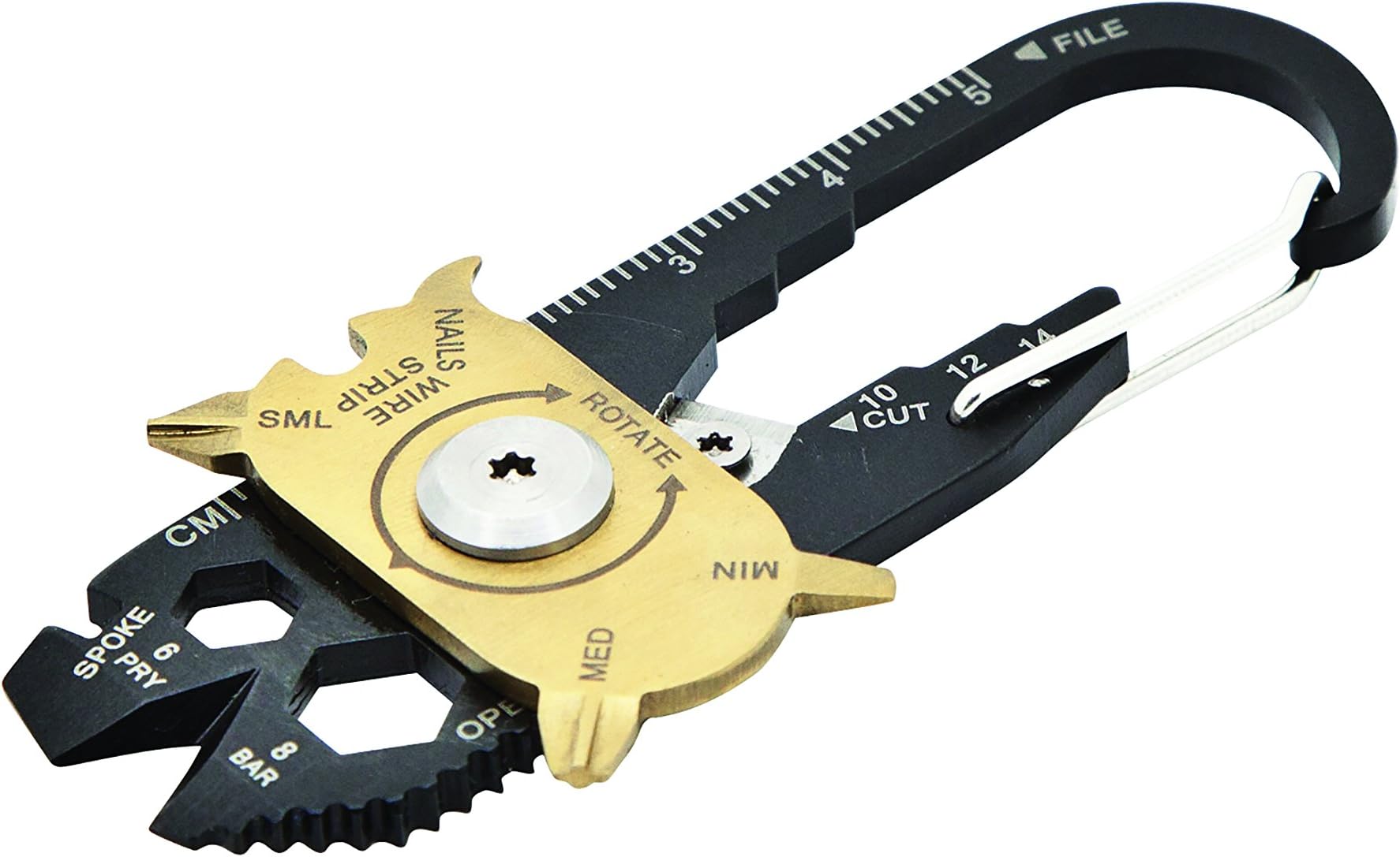 True Utility FIXR TU200 - 20 Tools In 1 Cool Mini Pocket EDC Rotary ...