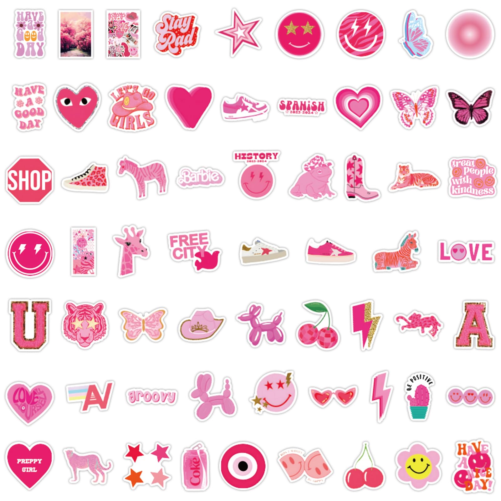Preppy Brand Stickers