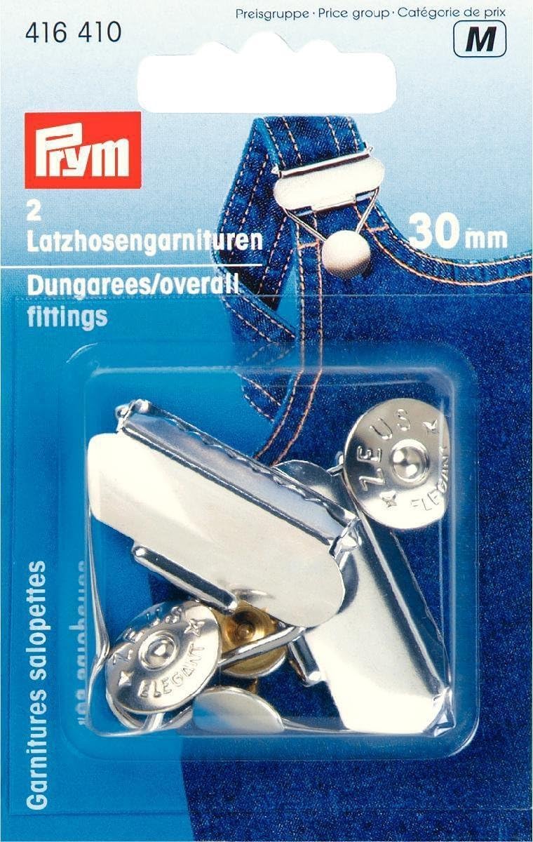 Amazon.com: Prym Dungarees/Overall Fittings, Metal, Silver, 10.5 x 6.7 ...