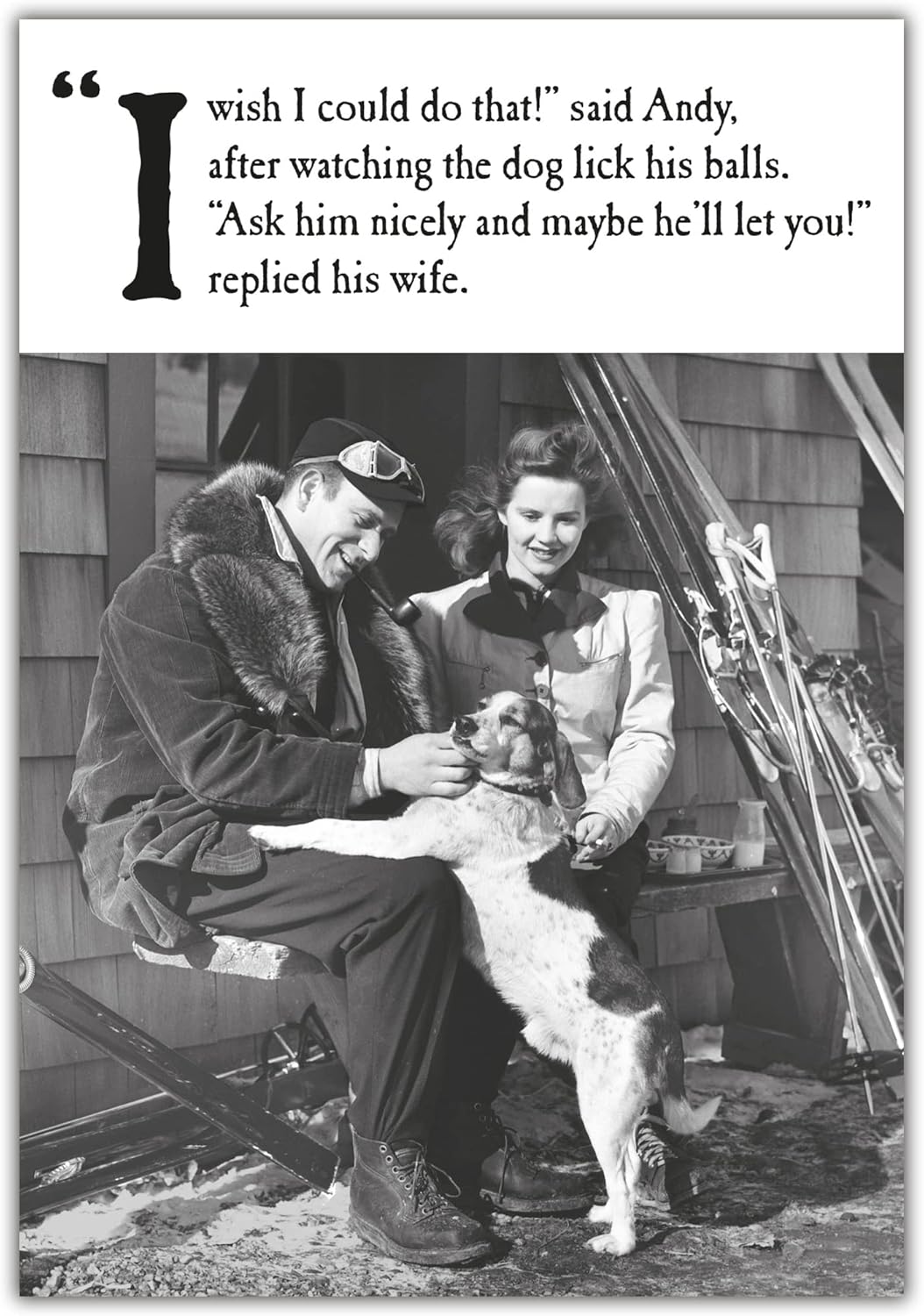 Emotional Rescue Funny Birthday Card For Him, Rude Innuendo Birthday ...