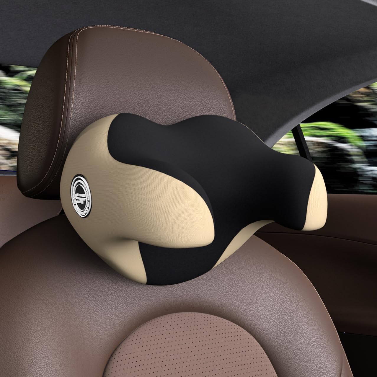 Amazon.com: SPRFUFLY Unique U-Shaped Car Headrest Pillow, Car Neck ...