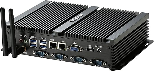 Amazon.com: KINGDEL Industrial PC, Fanless Mini Desktop Computer with ...