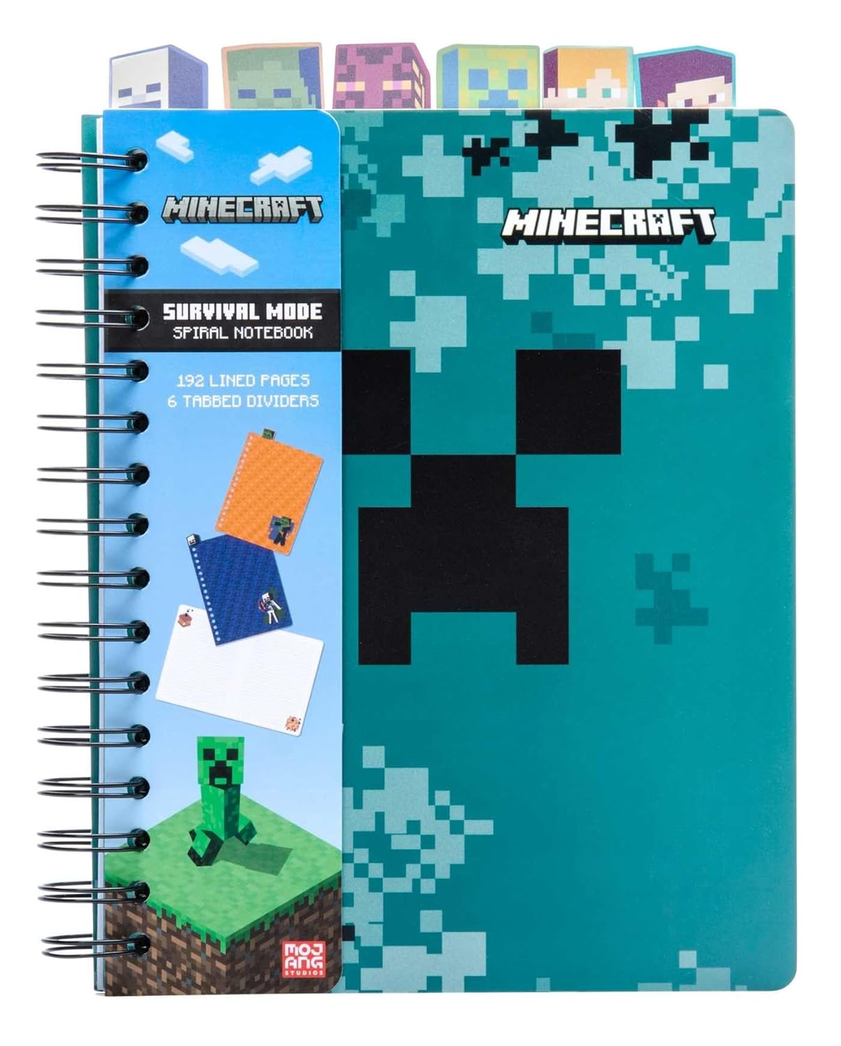 Amazon.com: Minecraft: Survival Mode Spiral Notebook (Gaming ...