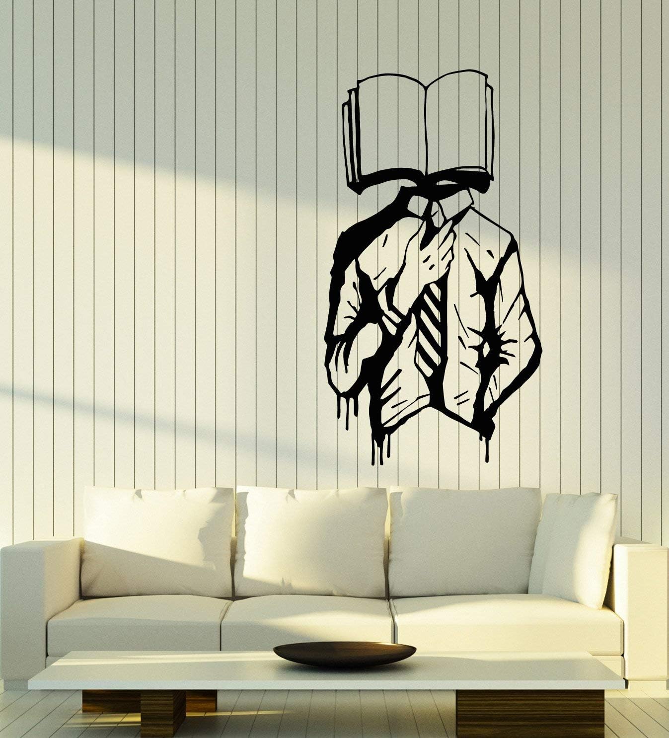 Amazon.com: Vinyl Wall Decal Walking Dictionary Library Book Lover ...