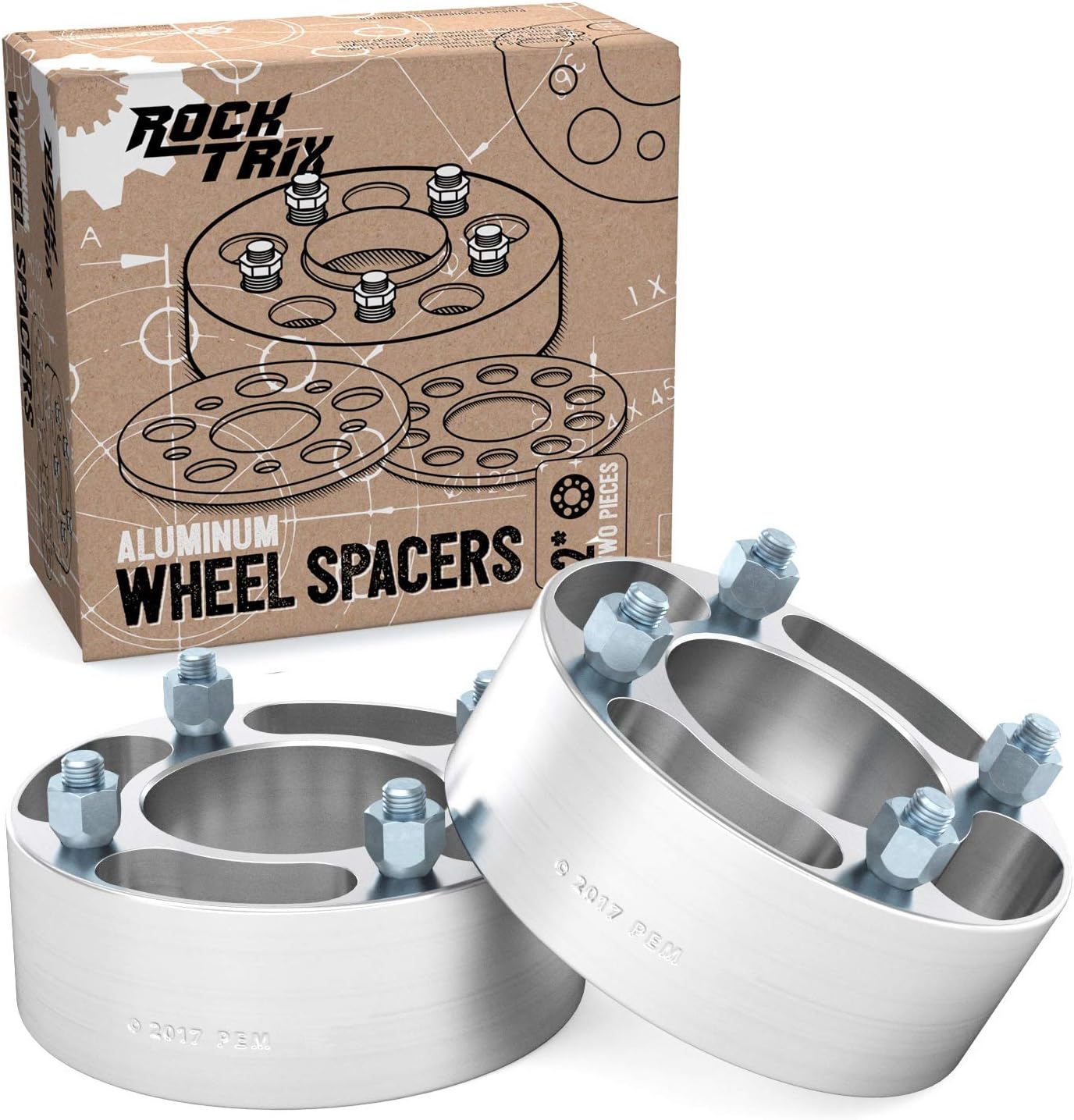 Amazon.com: RockTrix RT103 12in ATV Wheels 4x110 12x7 5+2 Offset ...