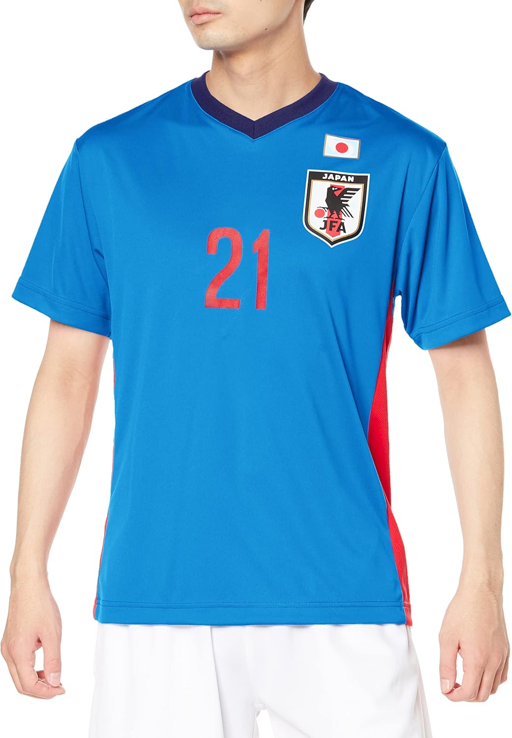 Amazon | サッカー日本代表 プレーヤーズTシャツ 2020 堂安律 No.21 M | 日本サッカー協会(JFA) | Tシャツ・カットソー