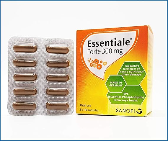 Essentiale Forte 300 MG (50 Hard Capsules in Blister) Each Capsule ...