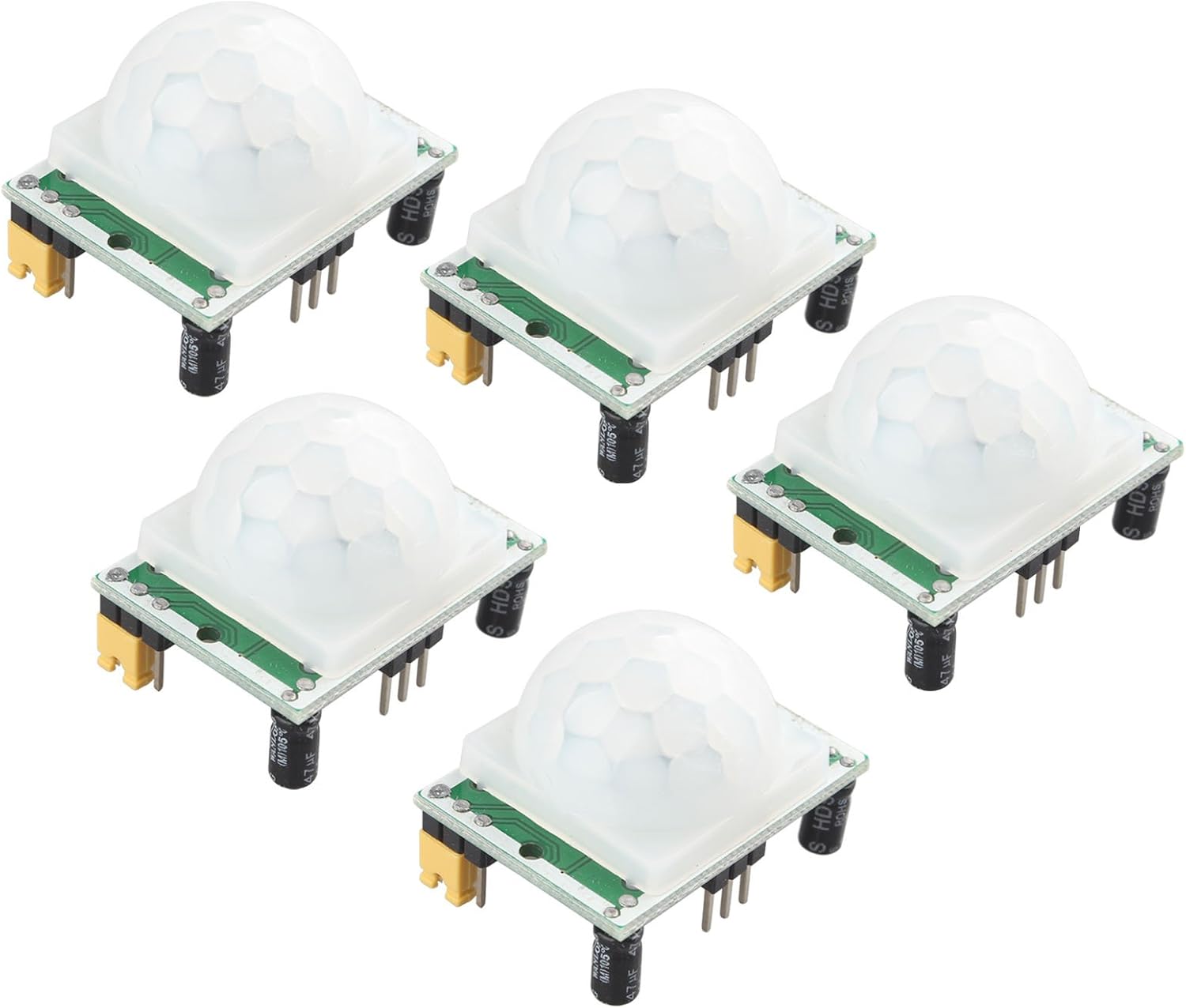 HALJIA 5PCS HC-SR501 Human Body Pyroelectric Infrared PIR Motion ...