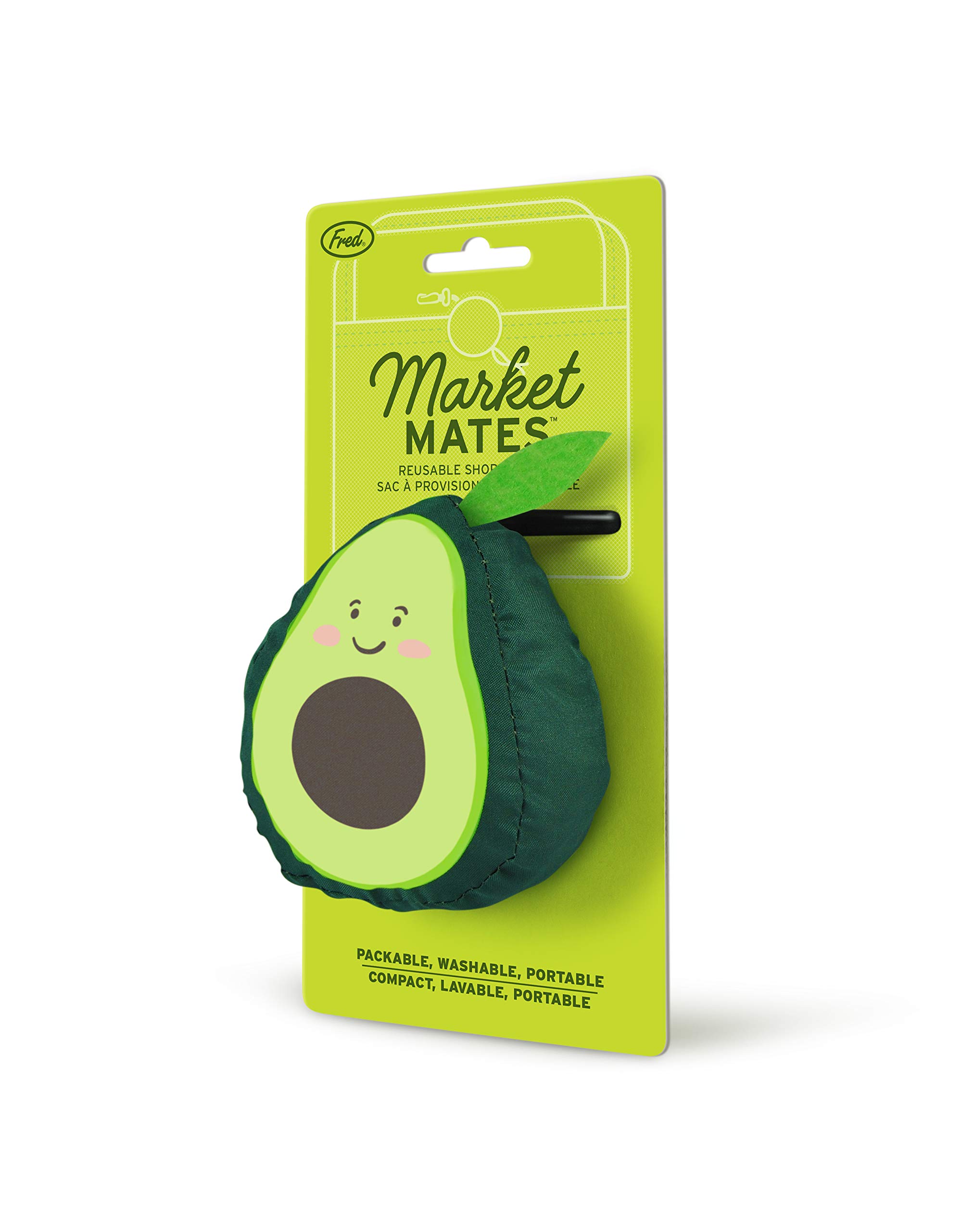 Genuine Fred MARKET MATES Reusable Shopping Bag (Avocado)