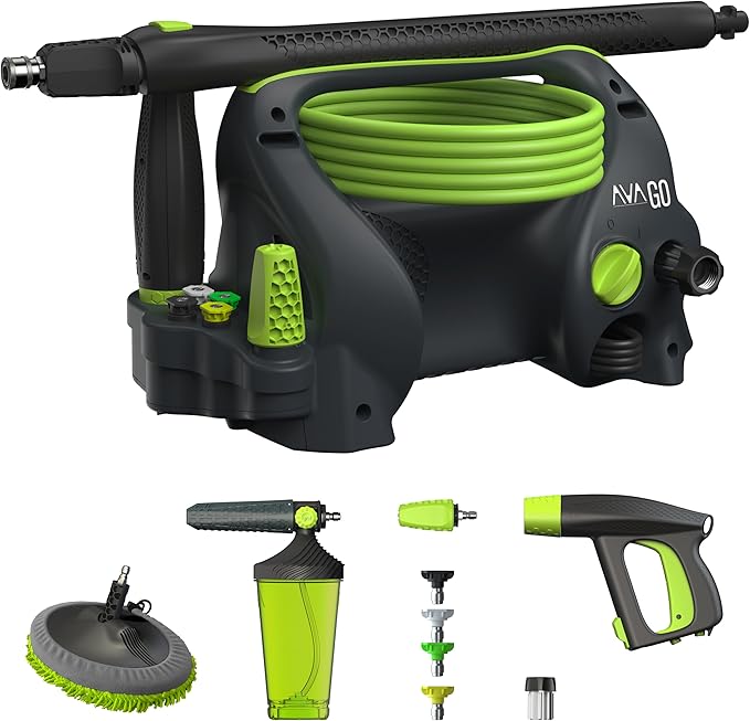 AVA GO P45 Pressure Washer XL - Powerful Portable Cleaning