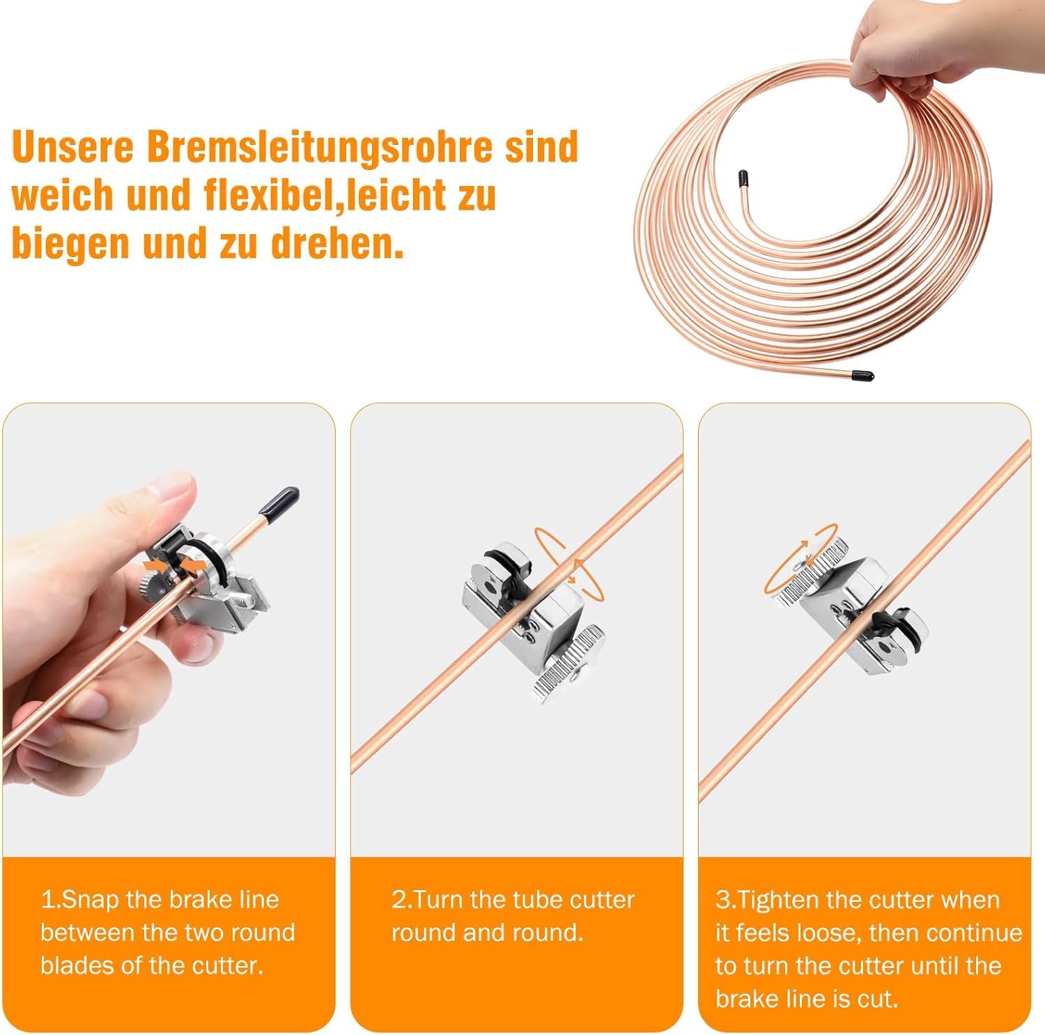 Snapklik.com : Brake Line Flaring Tool Kit, 3/16 Brake Line Kit ...