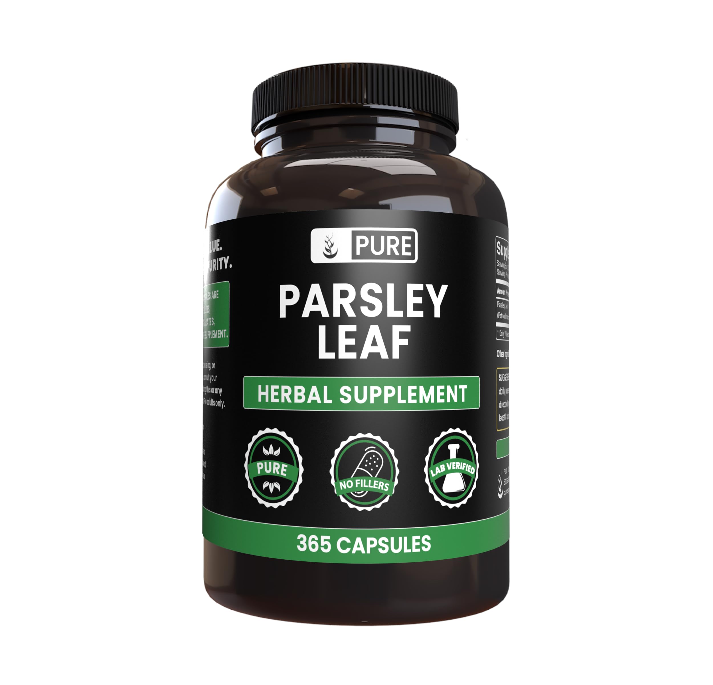 Amazon.com: Pure Original Ingredients Parsley Leaf (365 Capsules) No ...
