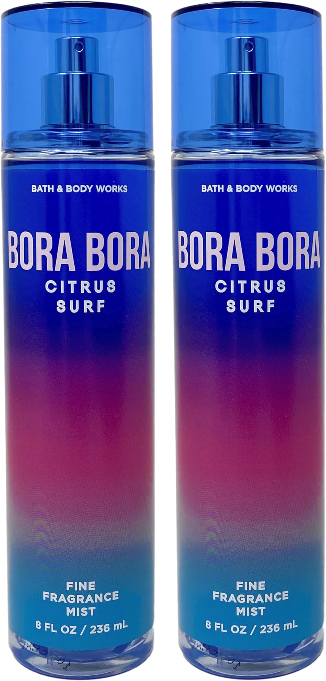Amazon.com : Bath & Body Works Bora Bora Citrus Surf - pack of 2 Fine ...