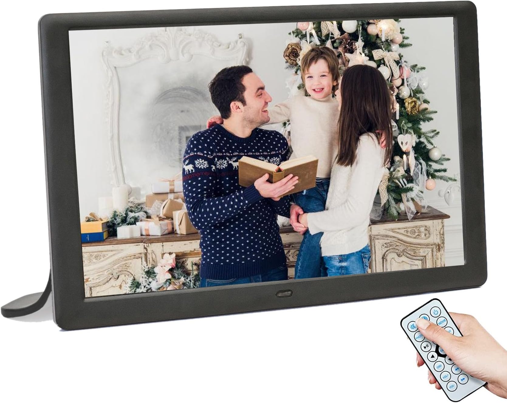 Zedify 10.1 inch Digital Photo Picture Frame 1280x800 IPS Display with ...