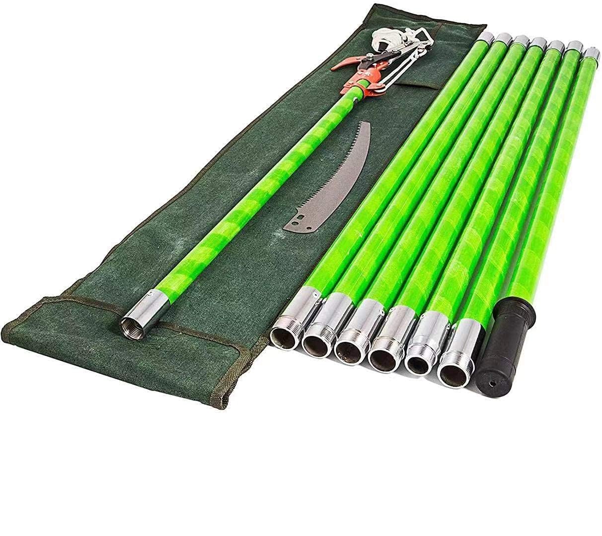 INTBUYING 26 ft Extendable Tree Pruner and Pole Saw Precision Steel ...