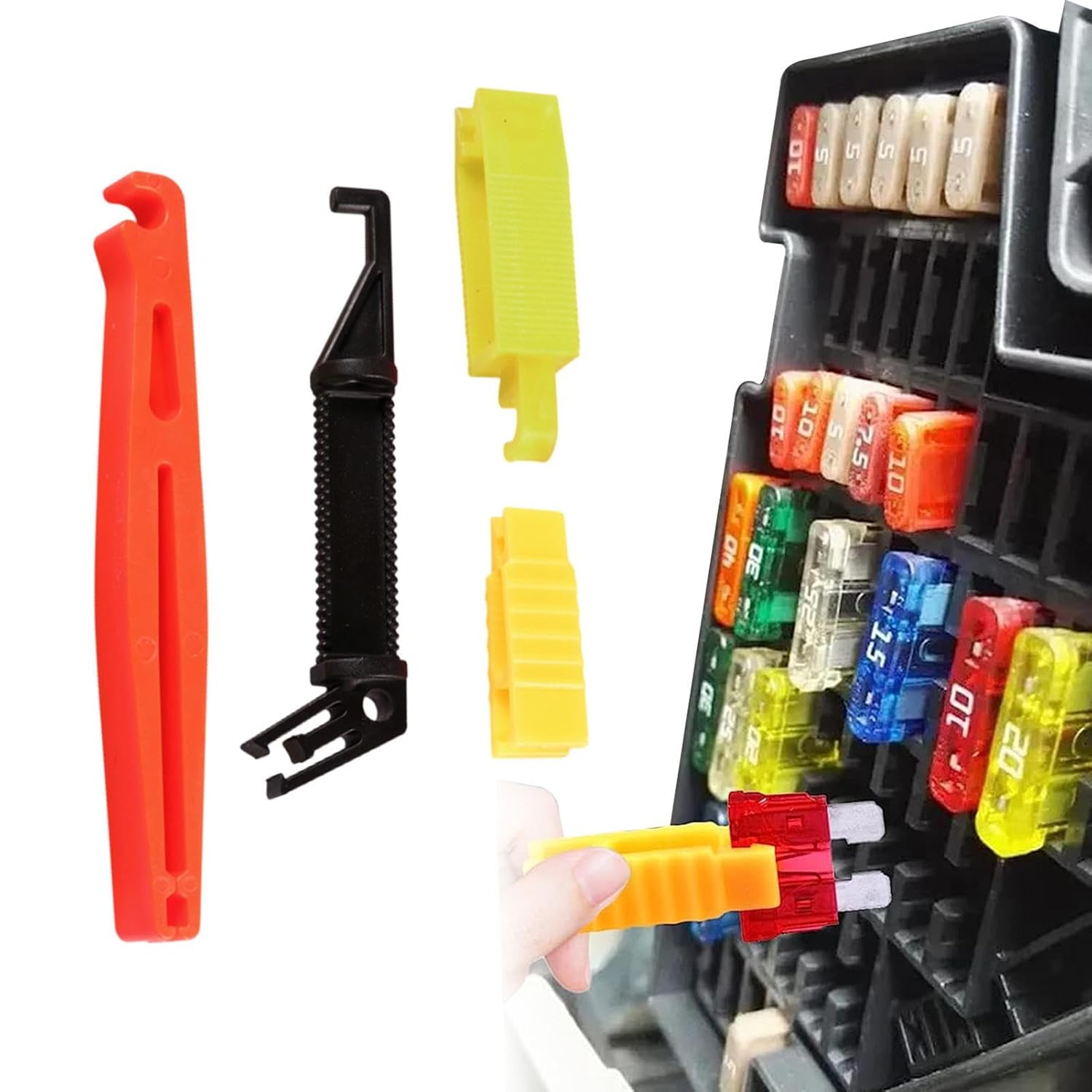 Car Fuse Puller, Car Fuse Extractor Clip Tool - Fuse Removal Tools ...
