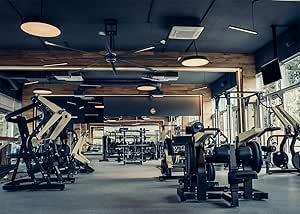 Amazon.com : BELECO 9x6ft Fabric Gym Backdrop Photography Fitness ...