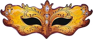 Amazon.com: Large Masquerade Mask Stand Up (5 feet Long) Mardi Gras ...