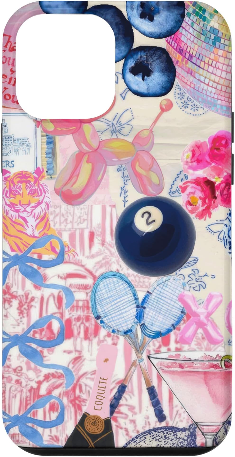 Amazon.com: iPhone 12 mini Cute Coquette Collage Scrapbook Preppy ...