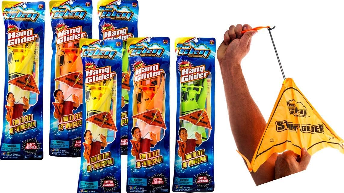 Amazon.com: 2GoodShop Hang Glider Flying Slingshot Delta Plane Toy 18 ...
