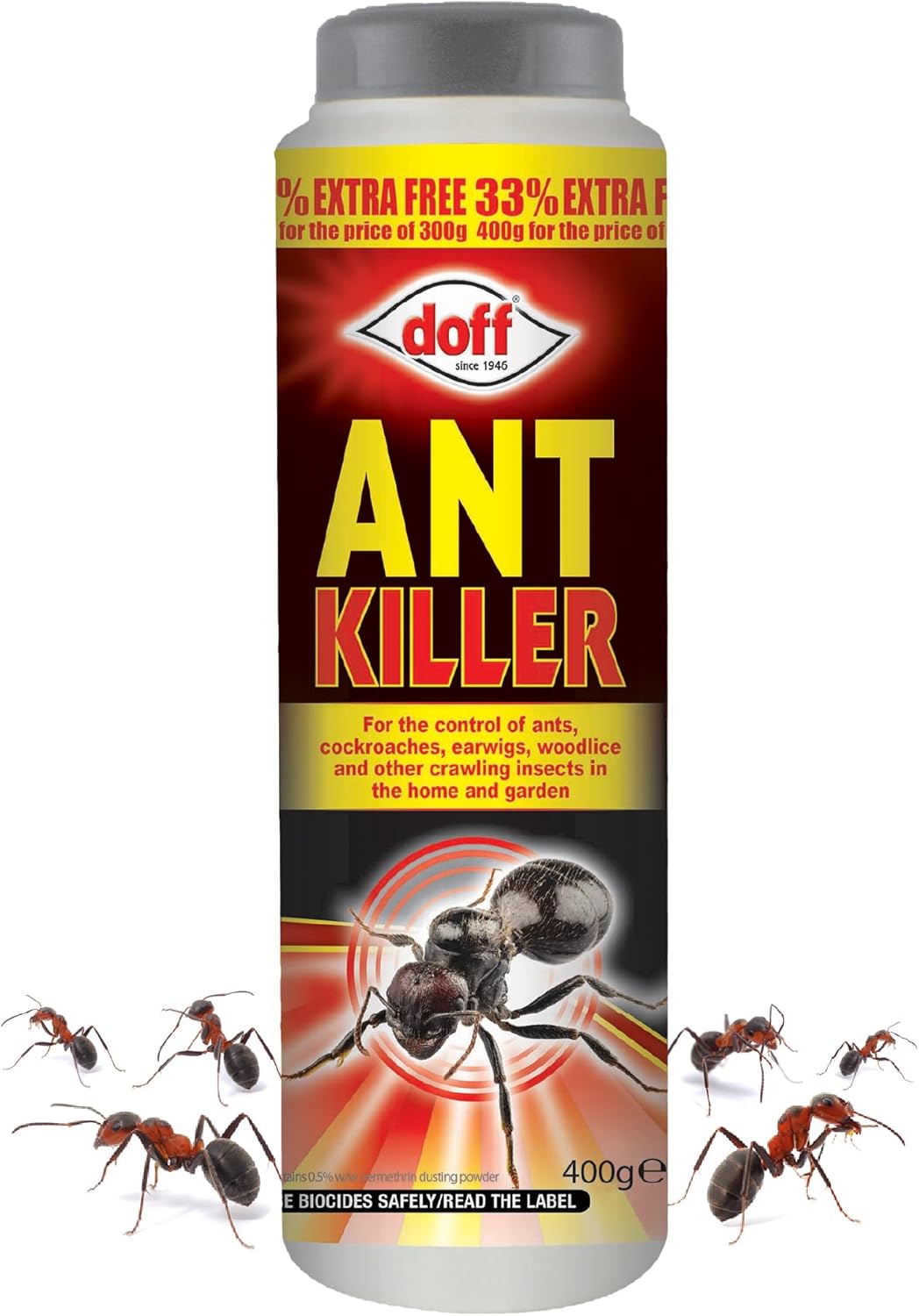 Doff Ant Killer - 300g + 33% Extra Free – Permethrin Ant Killer Powder ...