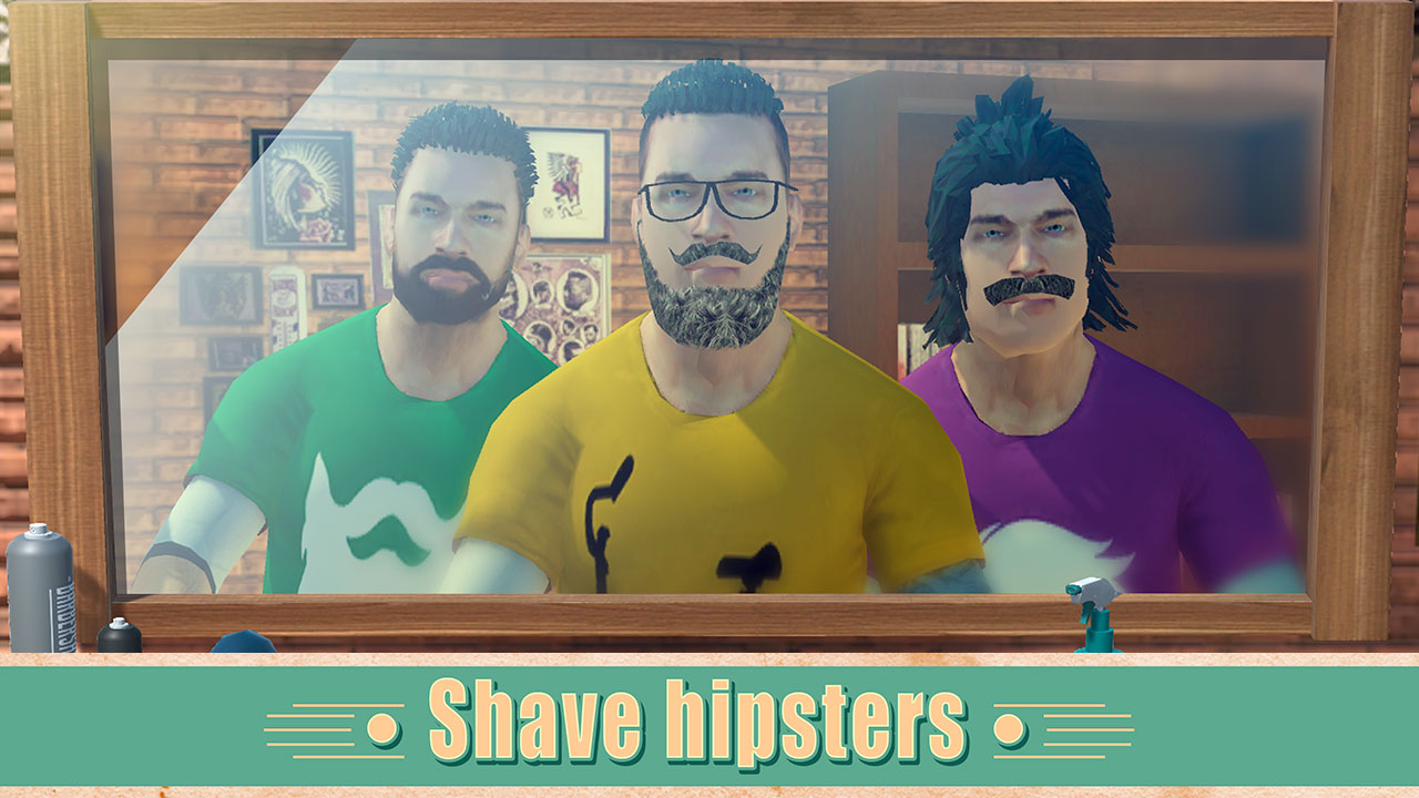 Handsome Hipster Beard Shaving Salon Simulator: Barber Shop 3D - App on ...