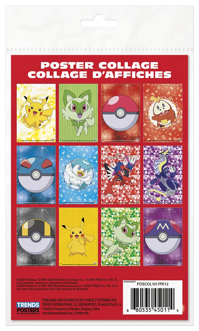 Snapklik.com : Pokémon 12-Pack Poster Collage Poster Collage 12 Pack