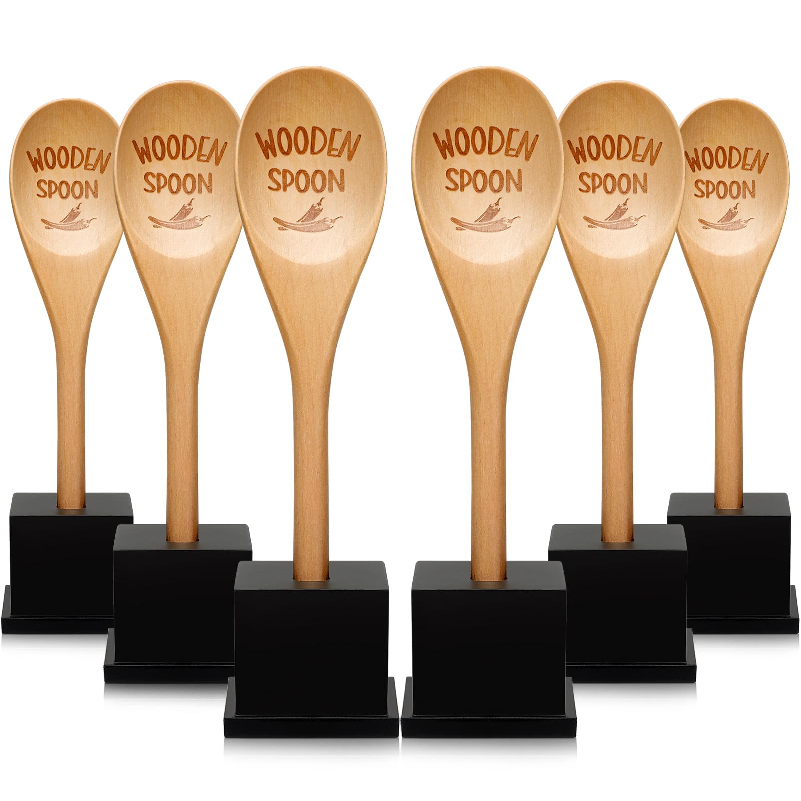 Amazon.com : Soaoo 6 Pcs Chili Cook Off Trophies Set Funny Spoon Award ...